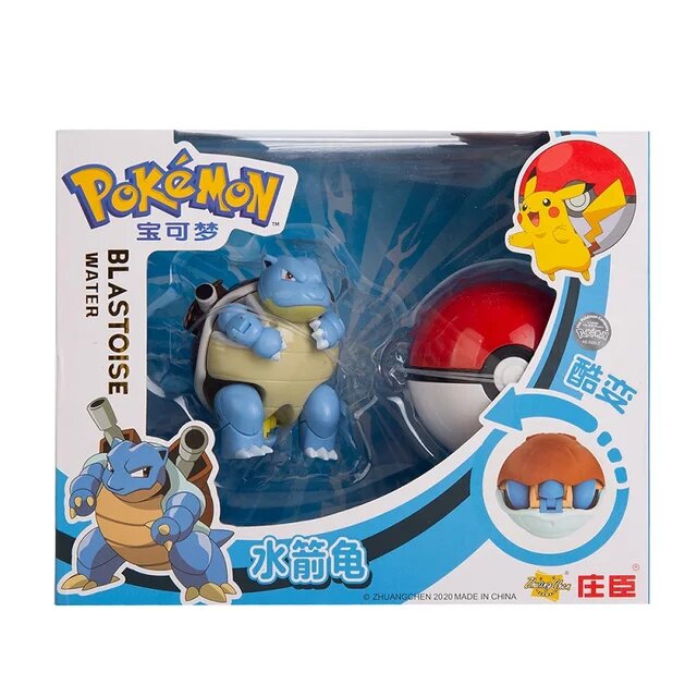 Оригинальные фигурки покемонов из аниме Pokémon: Пикачу, Генгар, Чаризард, Гаярадос, Мьюту, Драгонит, детский набор трансформирующихся игрушек.