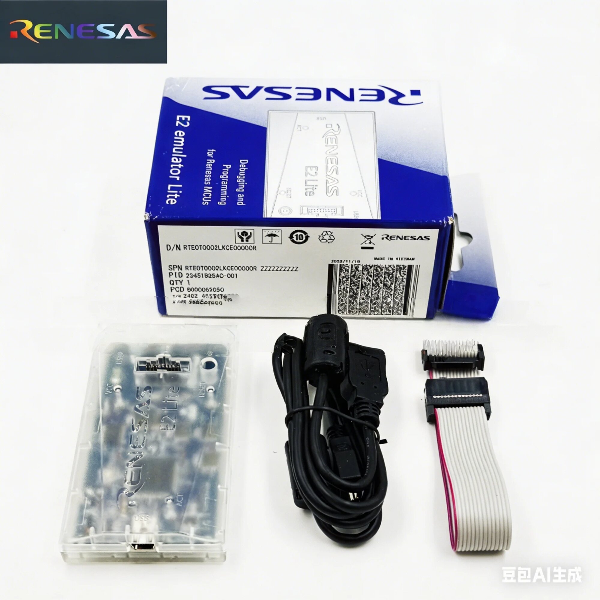 1 шт./лот! Эмулятор Spot Straight Beat E2 Lite, отладчик, программатор Renesas RTE0T0002LKCE00000R, импортная оригинальная версия