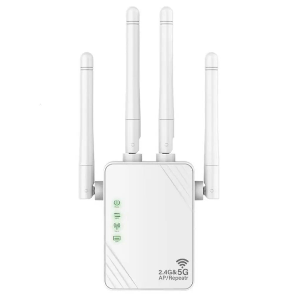 Усилитель Wi-Fi с двумя диапазонами, Белый - 300 Мбит / с