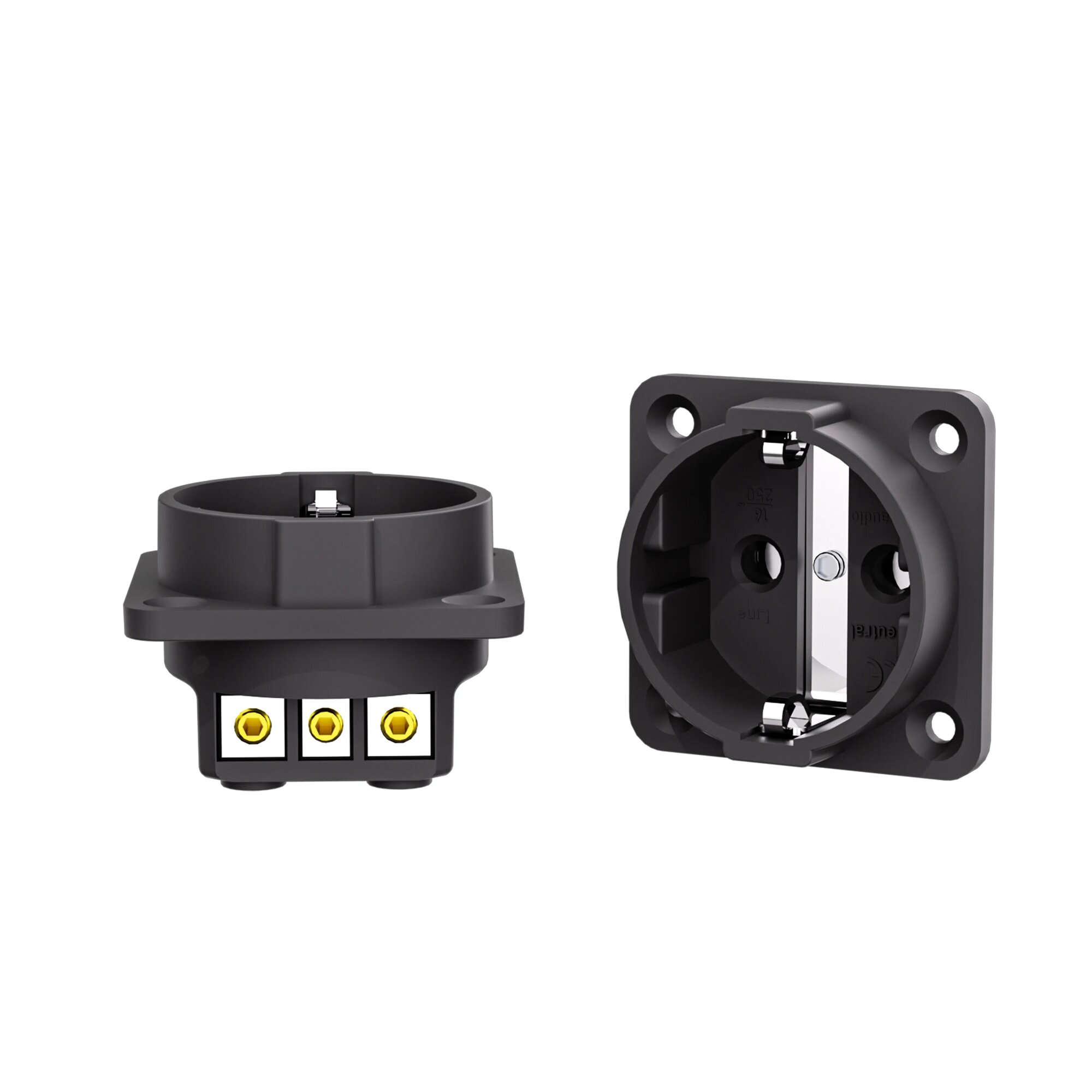 Monosaudio ES3R розетка EU Schuko из меди