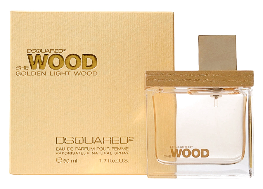 Женская парфюмерная вода Dsquared2 She Wood Golden Light Wood 50 мл - Ши Голден Лайт Вуд Дискваред