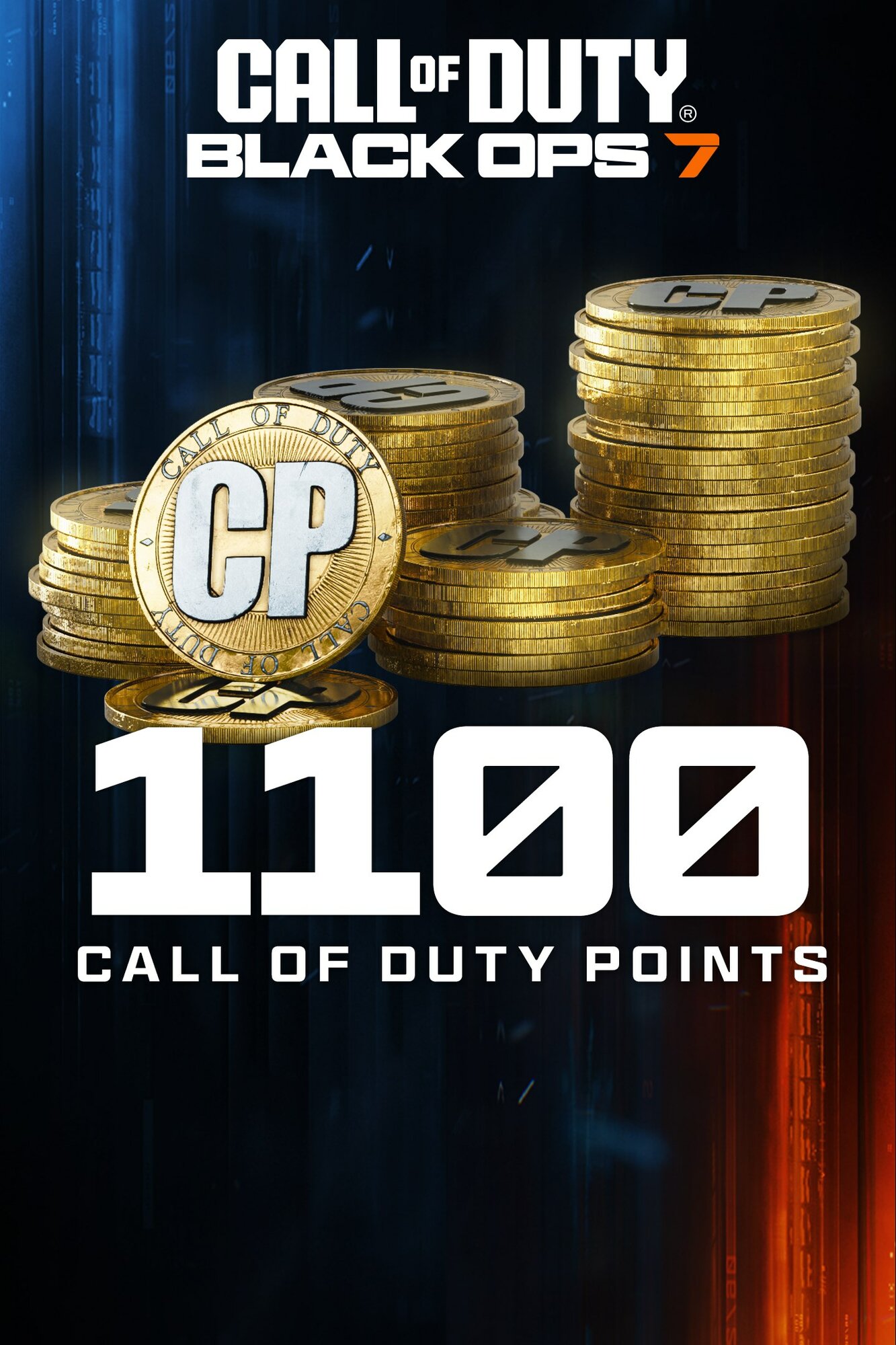 1,100 Black Ops 7 or Call of Duty: Warzone Points (CoD) — Xbox Series X|S, Xbox One, PC