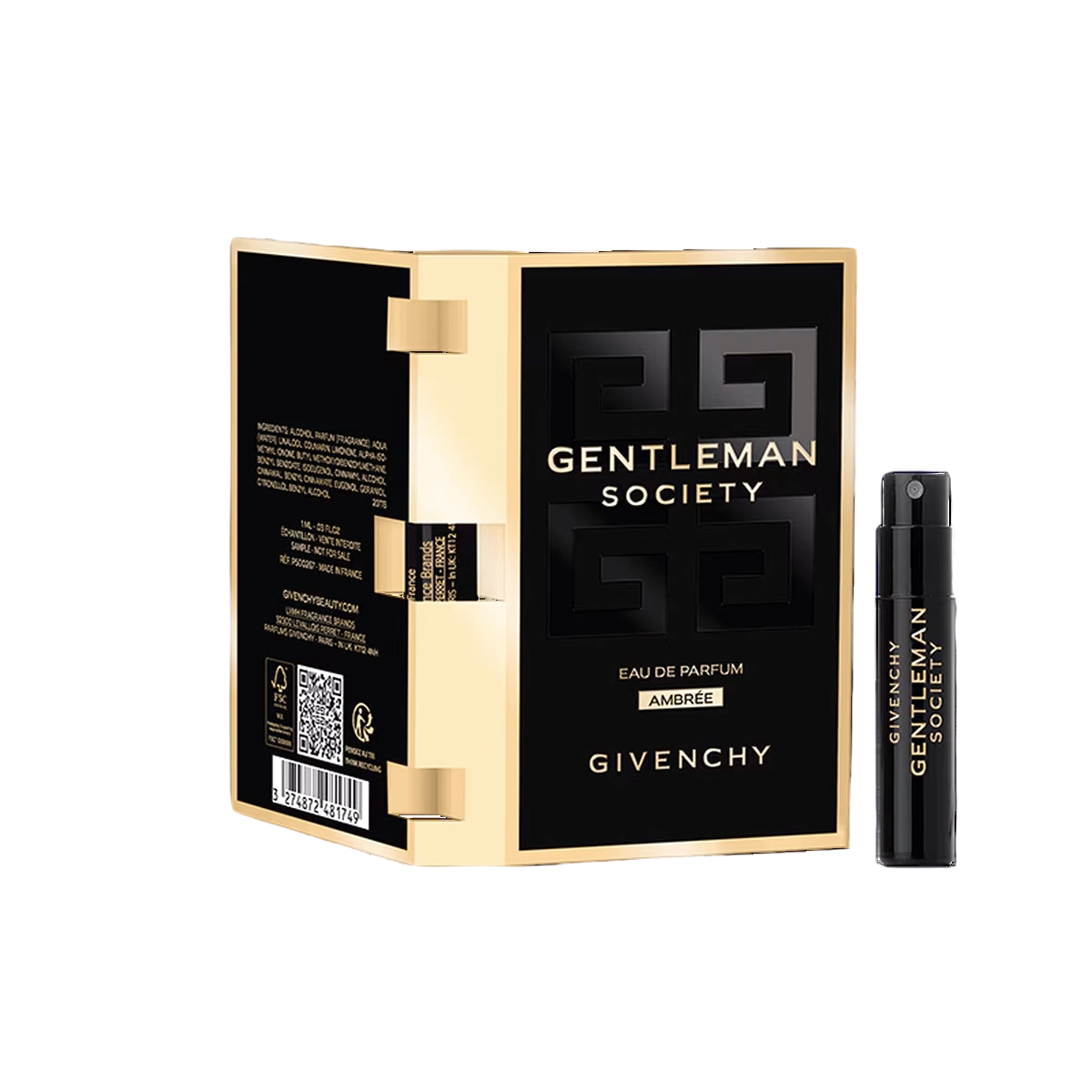 Givenchy Gentleman Society Ambree / Живанши Джентльмен Социети Амбра - пробник парфюма 1 мл мужской