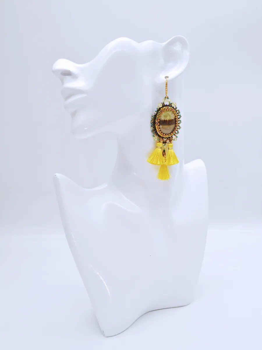 Серьги, кристаллы Swarovski