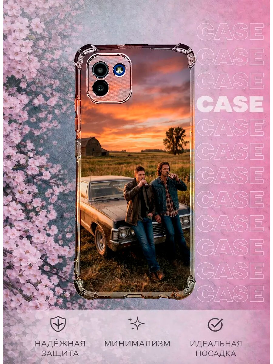 Чехол на Samsung A03 с принтом Сверхъестественное