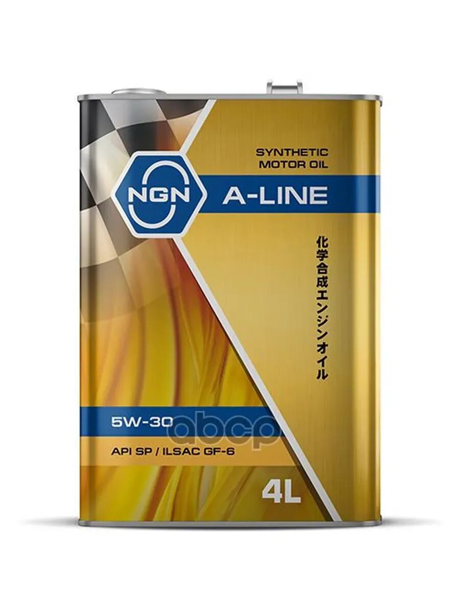NGN 5W-30 A-Line Sp/Ilsac Gf-6 4Л (Синт. Мотор. Масло)