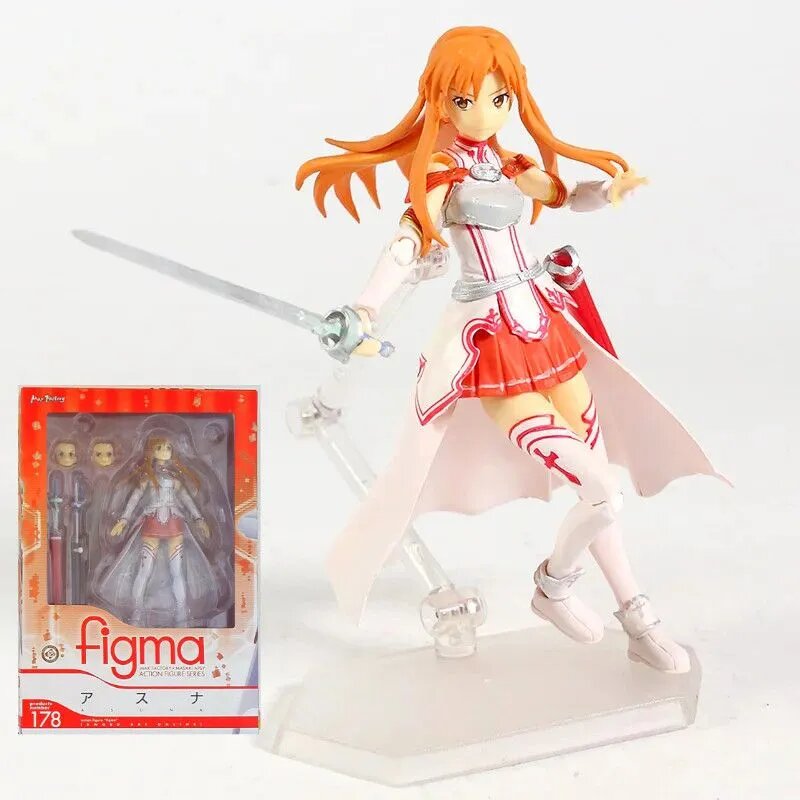 Фигурка Мастера меча Юки Асуна / Sword Art Asuna Yuuki figma 178 (15см)