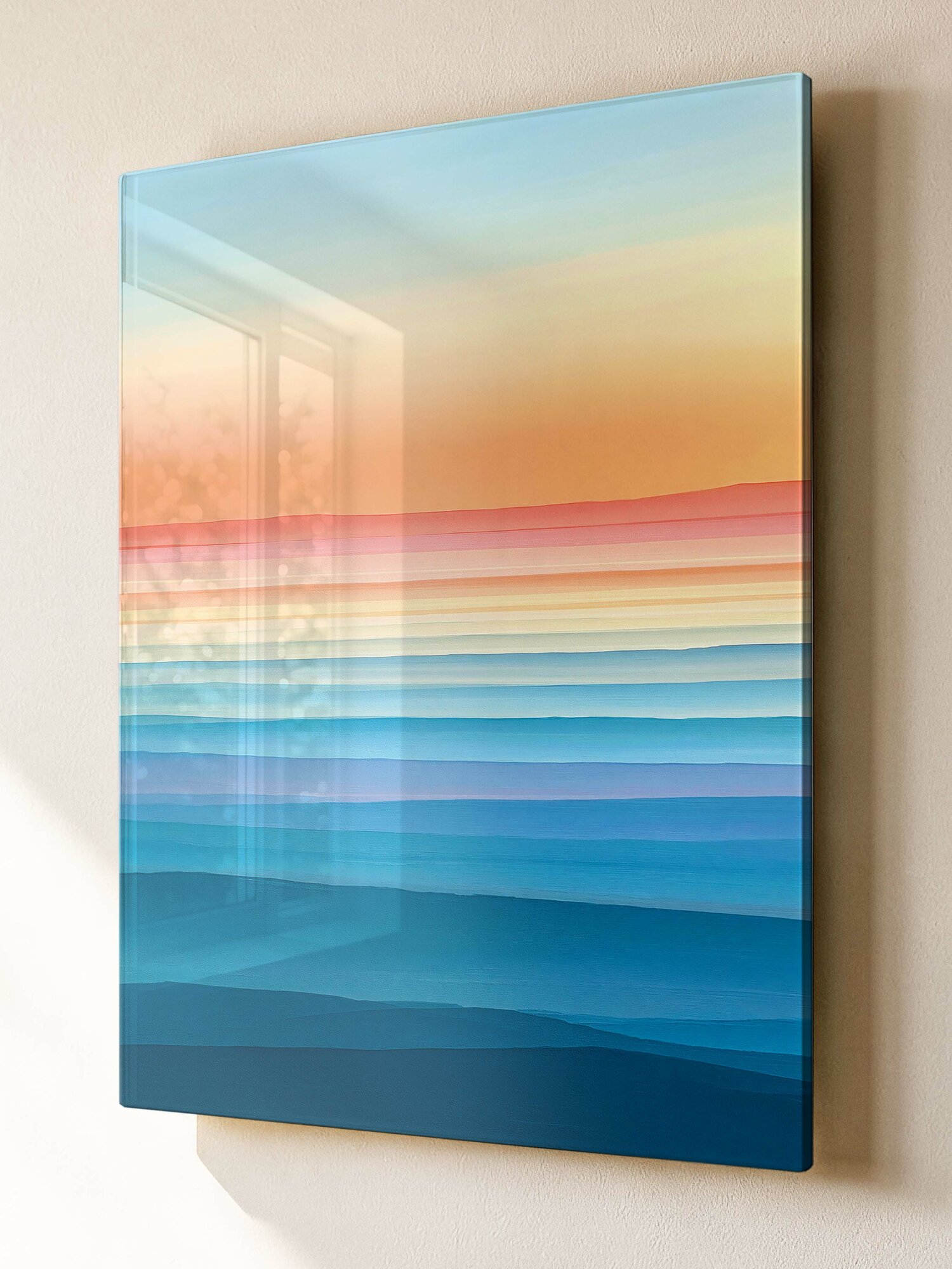 Картина Postermarket "Морской пейзаж" на стекле, цифровая печать, 40x50 см