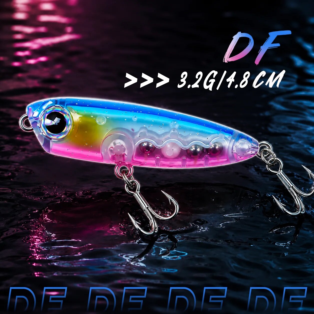 ZUKIBO Topwater Pencil Lure DF