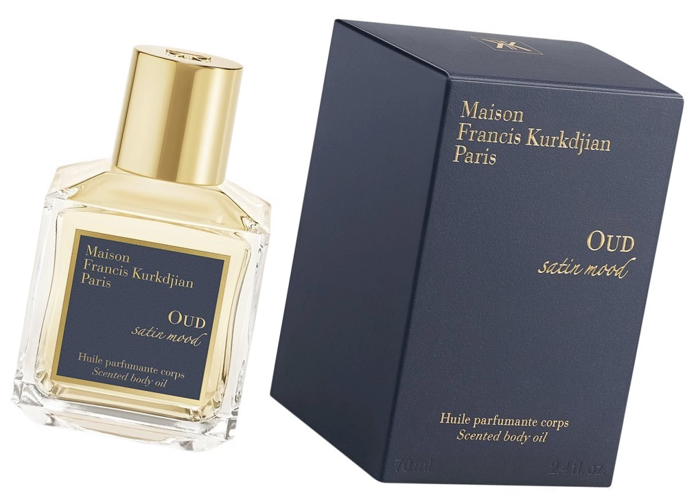 Масло для тела Oud Satin Mood 70 мл для мужчин и женщин - Maison Francis Kurkdjian Oud Satin Mood