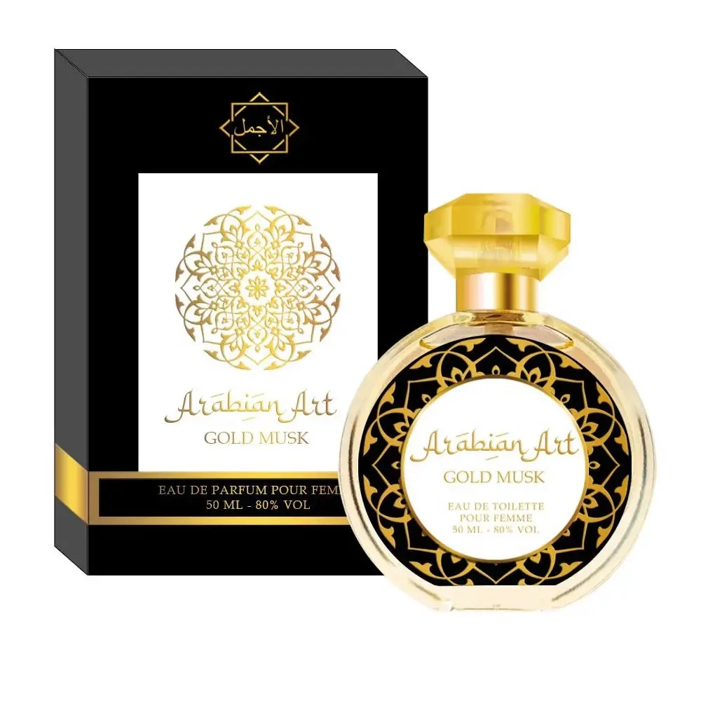 Женская туалетная вода Euroluxe Arabian Art Gold Musk 50 мл - Евролюкс Арабиан Арт Голд Муск с мускусом