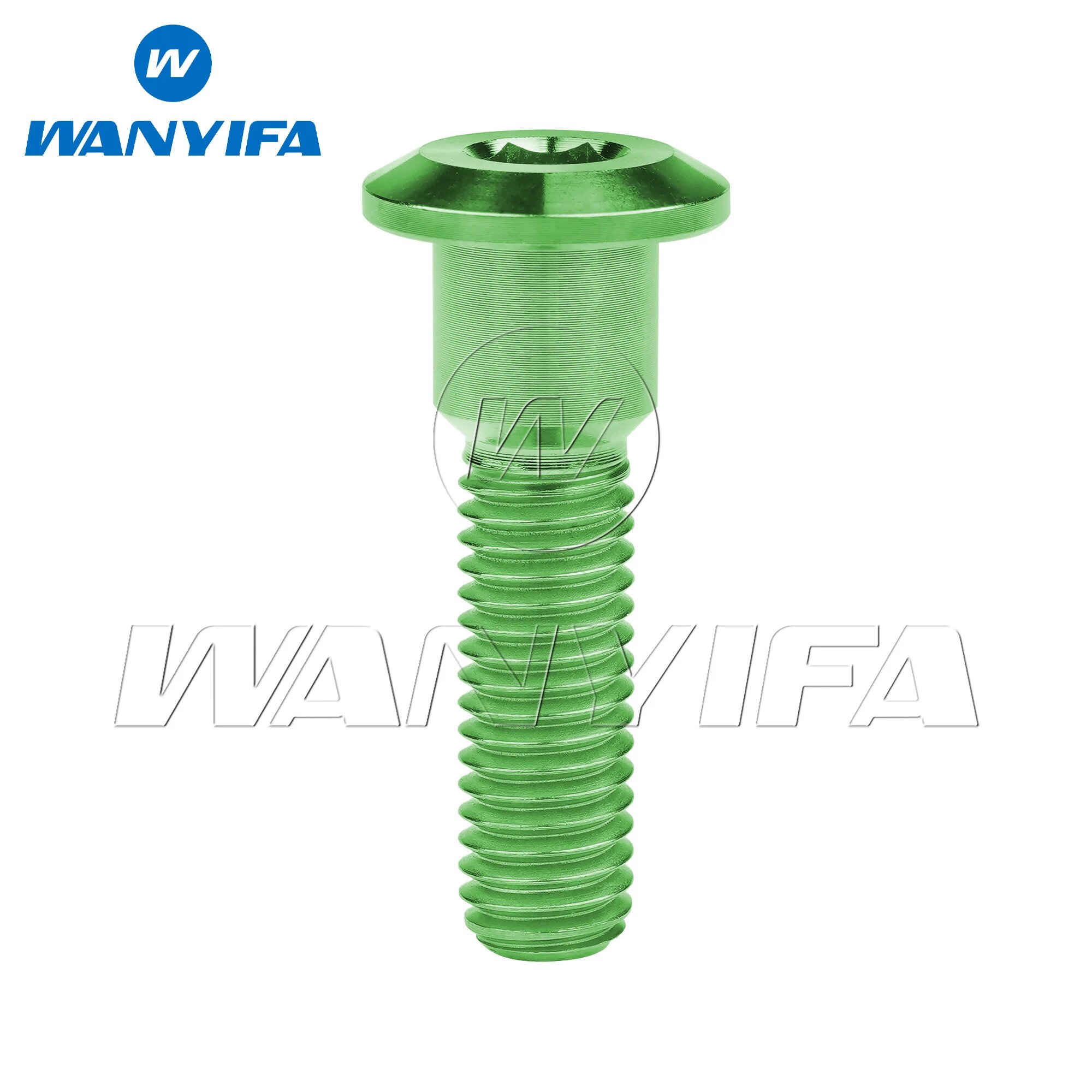 Wanyifa титановые болты M8x20 22 25 30 33 35 40 мм для мотоцикла Green(Anodized), 35mm