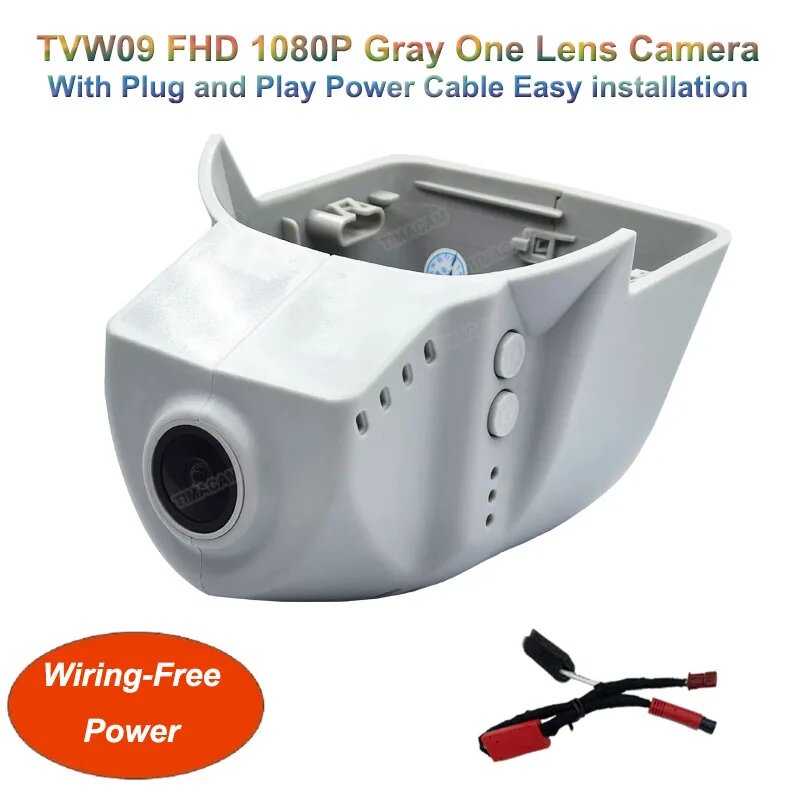 Видеокамера TVW09 FHD 1080p Grey One Cam Easy
