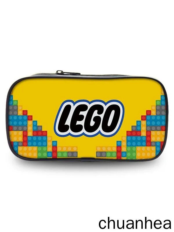 Пенал LEGO "LEGO" для мальчиков и девочек, пенал-футляр, материал EVA, 2 отделения