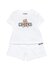 Комплект одежды MOSCHINO, размер 9-12 mths, белый