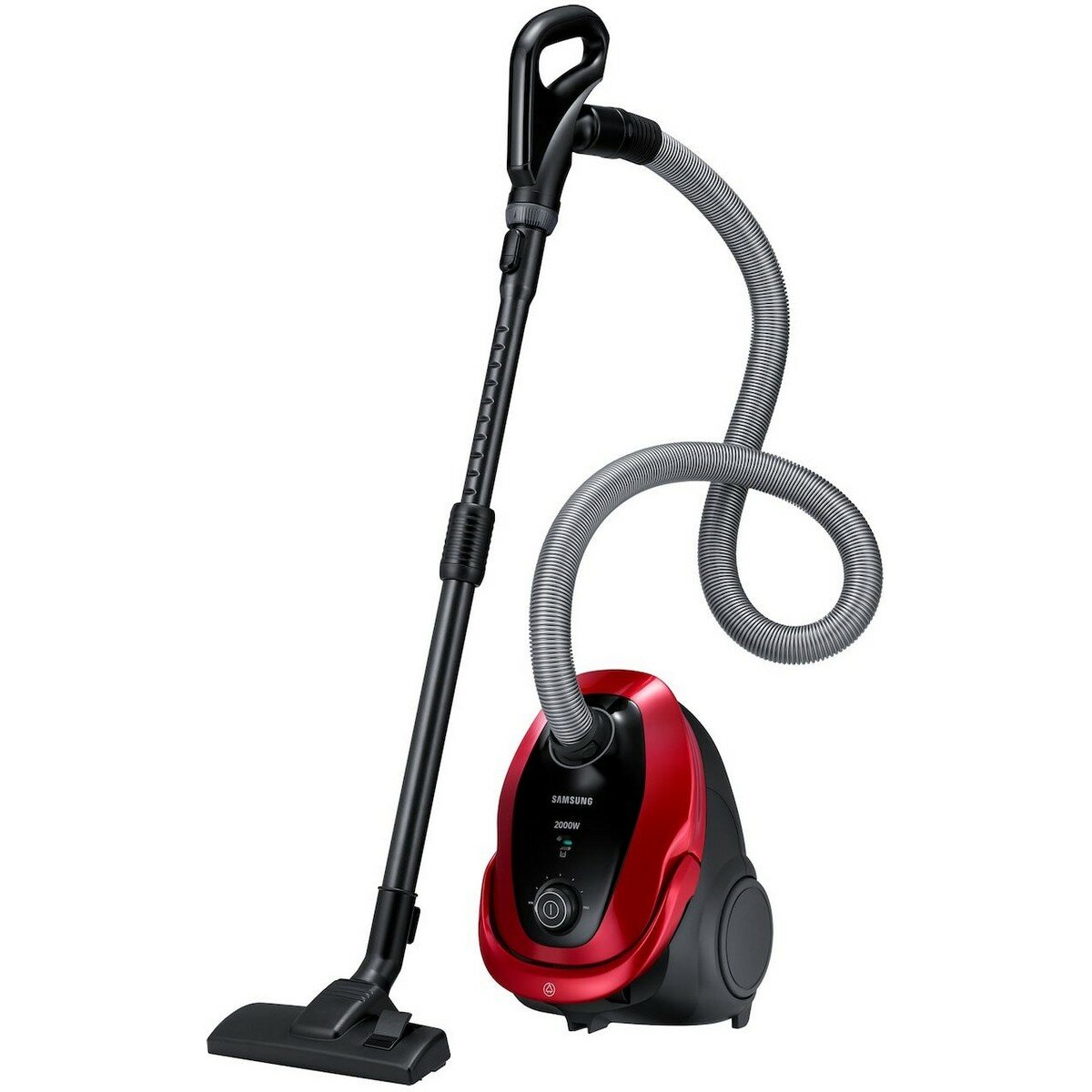 Пылесос Samsung VC20M253AWR/EV, 2000Вт, с мешком, красный