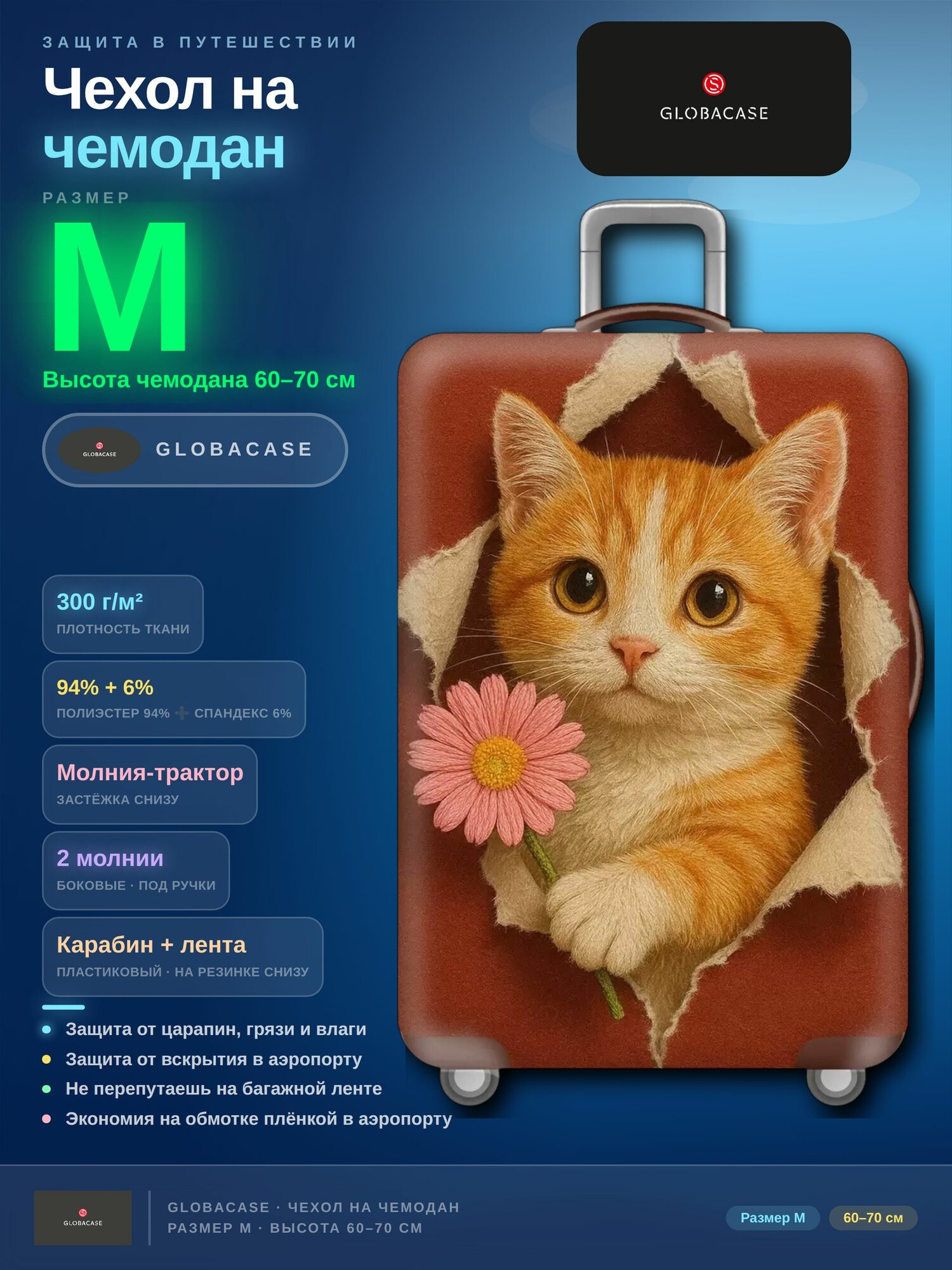 Чехол для чемодана