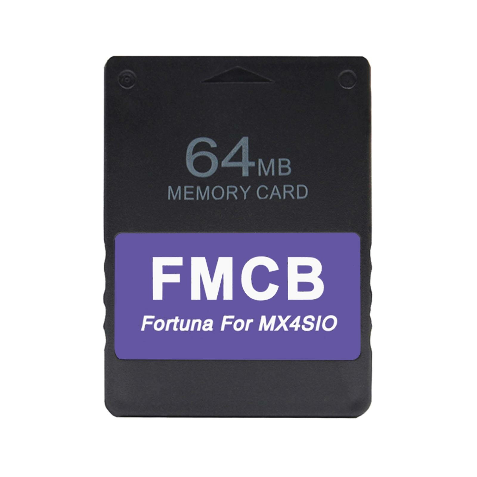 Карта памяти FMCB V1.966 8/16/32/64MB для PS2 Slim/Fat, 64MB - для тонких консолей