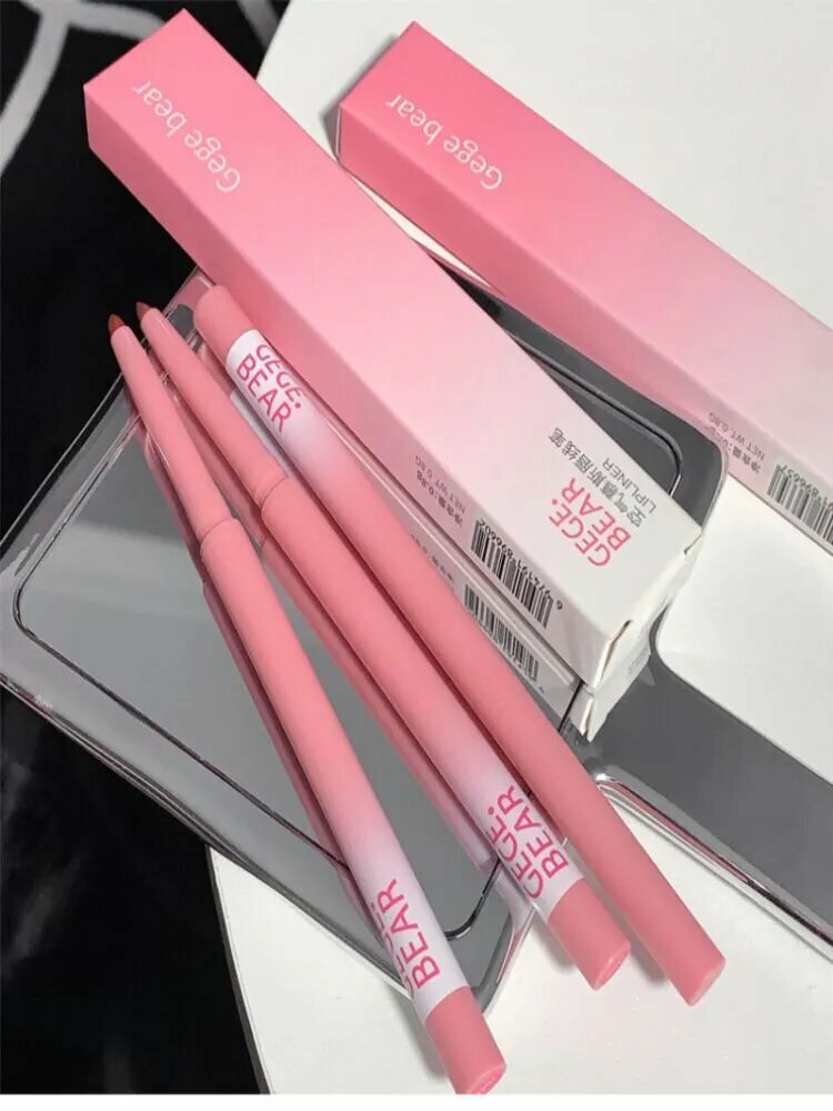 Карандаш для губ Gege Bear, водостойкий, натуральный оттенок, для новичков, легко наносится