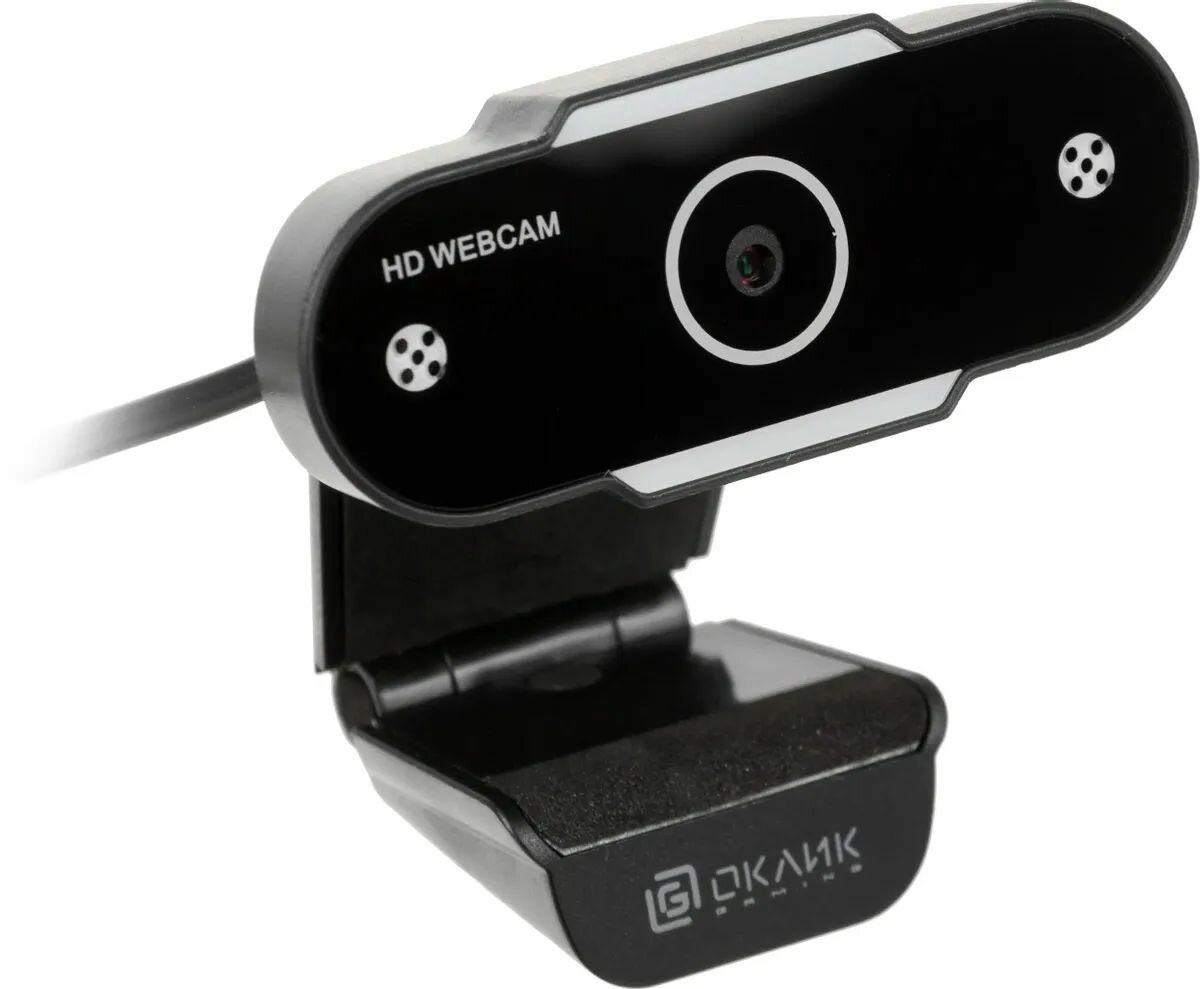 Web-камера OKLICK Камера Web OK-C012HD черный 1Mpix (1280x720) USB2.0 с микрофоном