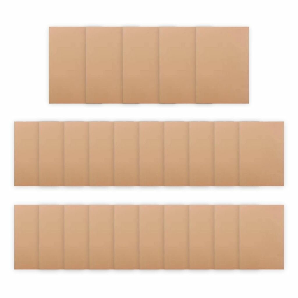 25 листов, используемых для лазерной гравировки картон формата А4-крафт-бумага