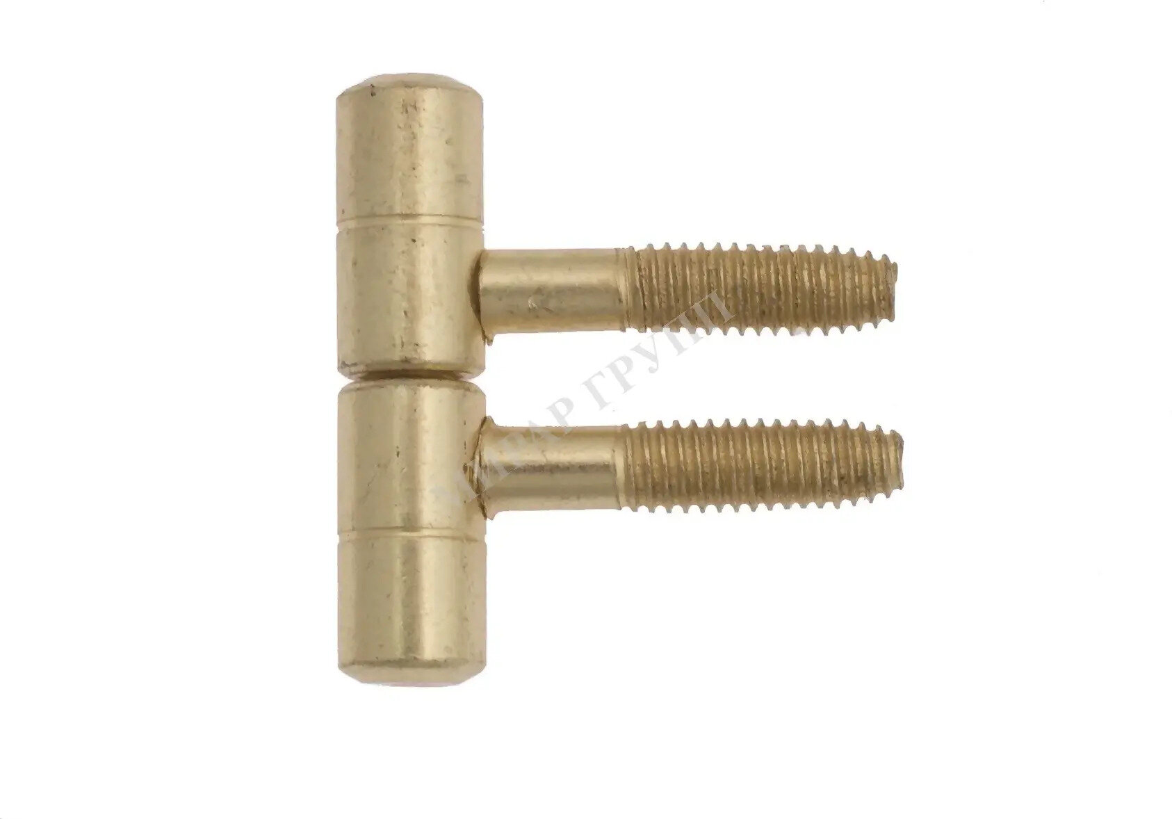 Петля дверная ввертная LaFlorida 250 Ø9 одноштырьковая без пешки (13кг) полированная латунь