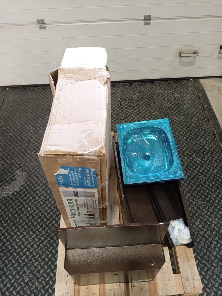 Умывальник чистюля бак полимерное покр. без ЭВН+мойка нерж. медь (1452431)