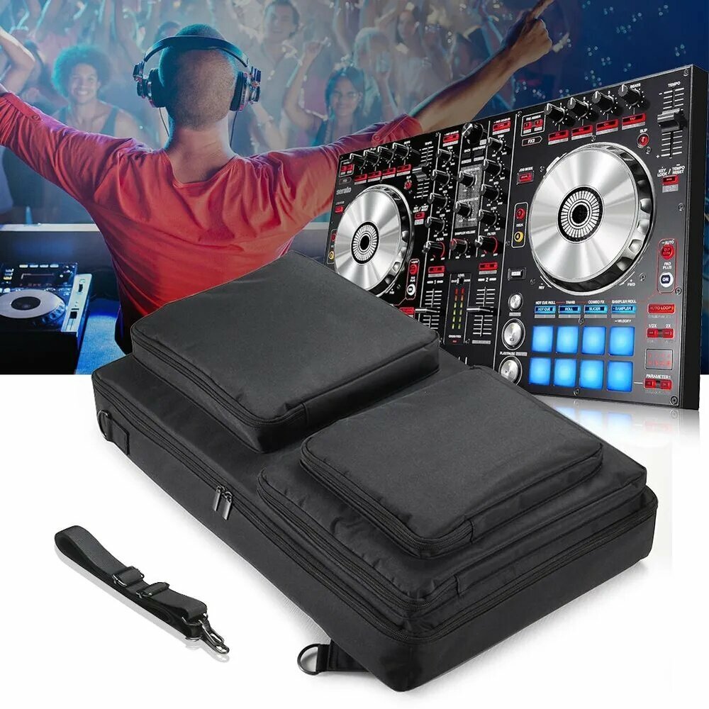 Сумка для хранения DJ-диджейской машины, подходящая для DJ-контроллера Pioneer DDJ-SR2, портативная и вместительная, легкая и прочная