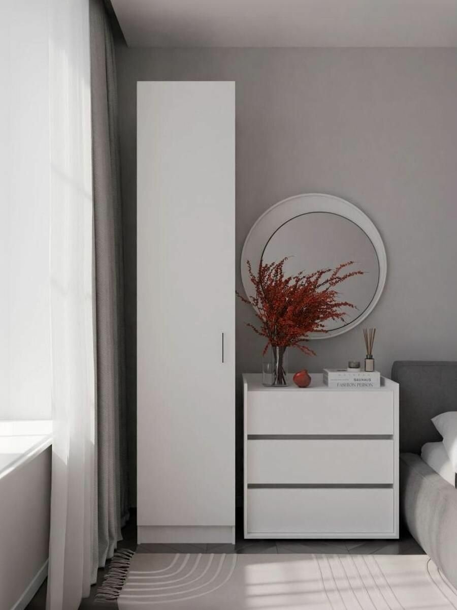 Шкаф распашной для одеджы пакс (PAX IKEA) 50х58х236 см, комбинация 20