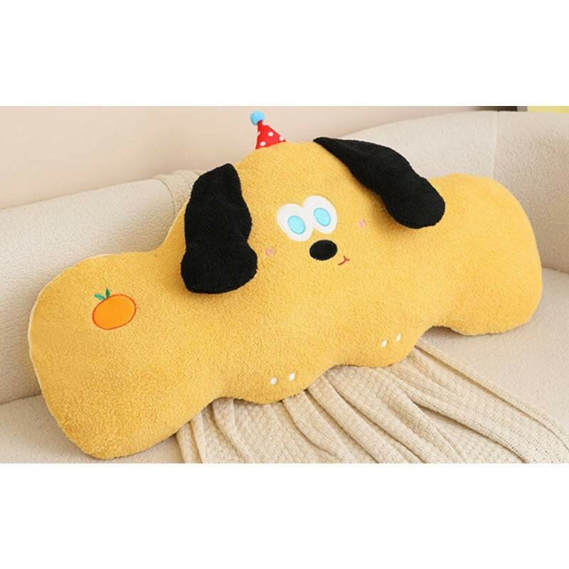 Cartoon cloud dog cushion with dualsided design for living room decor