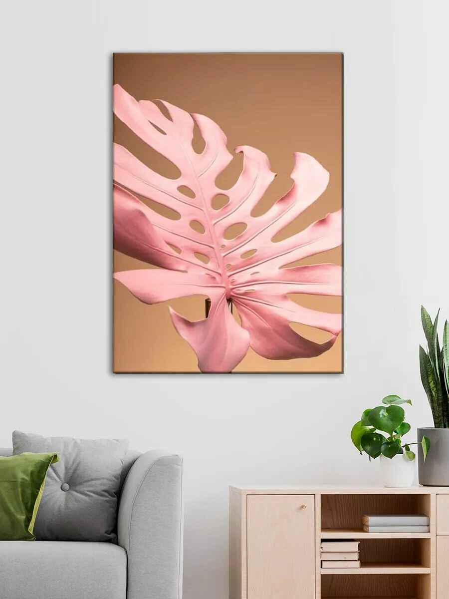 Картина на стену "Цветы абстракция", 50x70 см