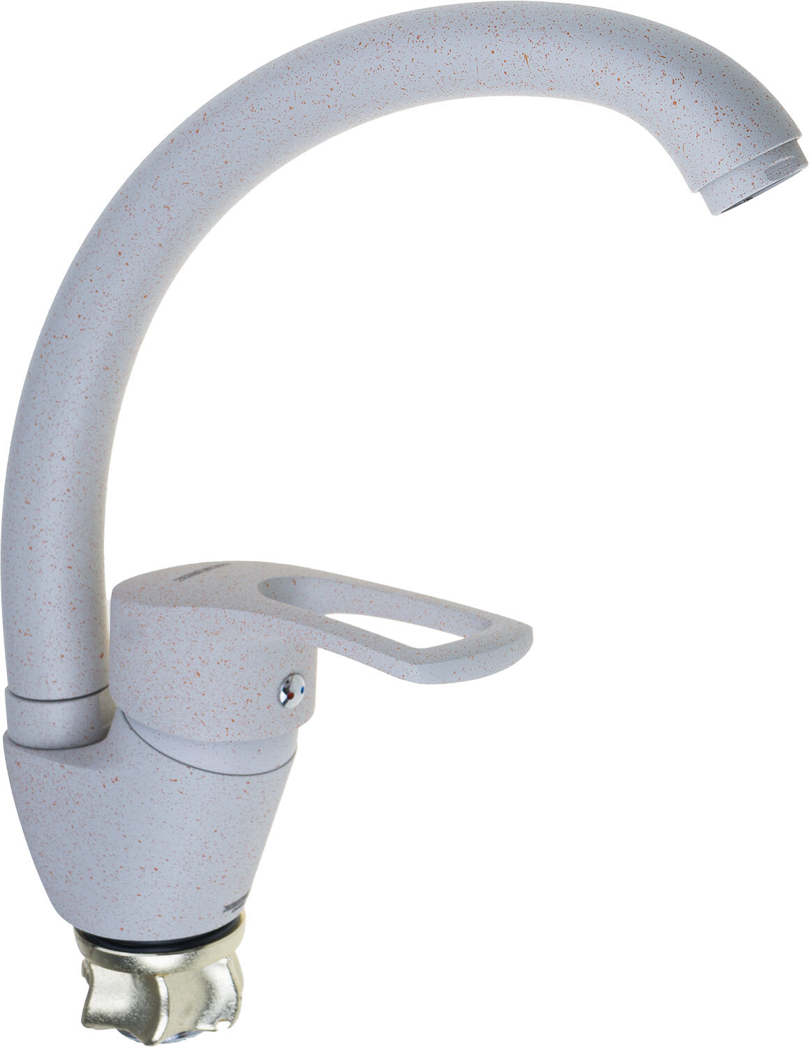 Смеситель кухонный Zegor YUB4-A181KS, латунь, поворотный излив