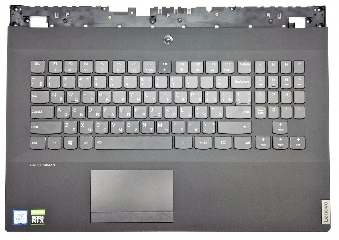 Клавиатура для ноутбука Lenovo Legion Y540-17IRH, топкейс в сборе, черный, оригинал