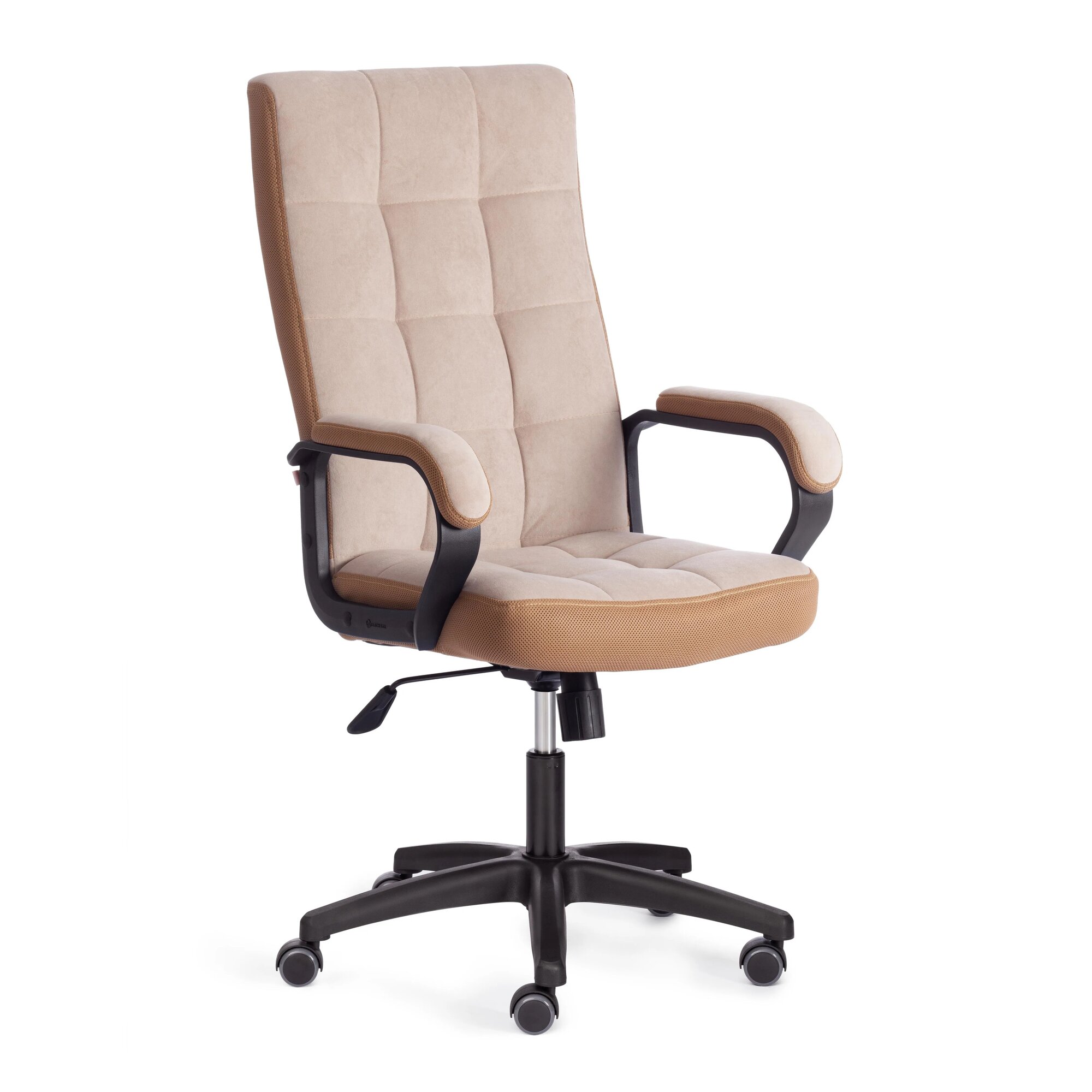 Компьютерное кресло TetChair TRENDY (22) флок/ткань, бежевый/бронза, 7/TW-21 7715140007
