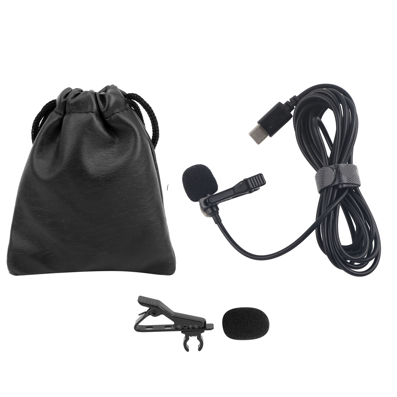 MOVINGMIC RLTC Mobile Phone Live Broadcast Lavalier Microphone Type‑C Recording MIC