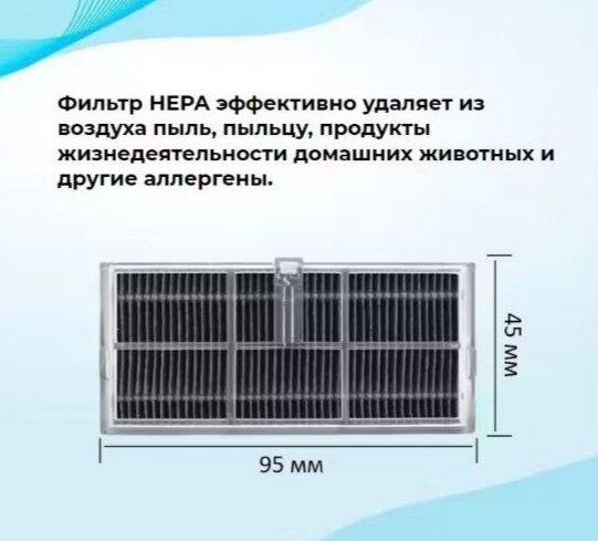 Фильтры HEPA 2 шт для Dreame x40