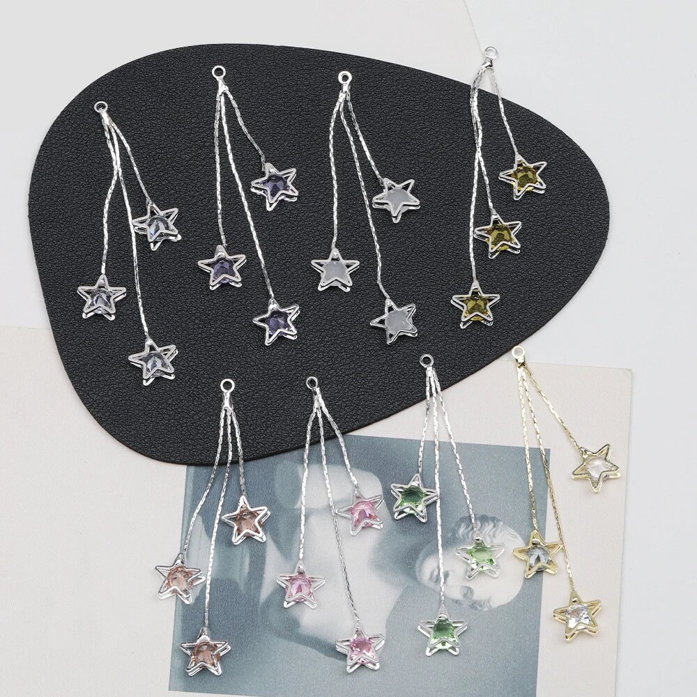 Цепочки для сережек "Cordial Design", медные, 40 шт. Random Mix