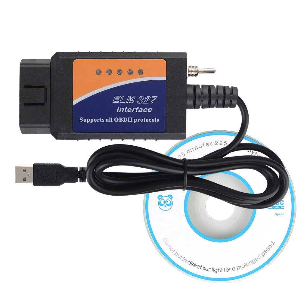 ELM327 USB v1.5 Переключатель Автомобильный диагностический кабель obd2 сканер FORscan Поддержка большинства протоколов OBDII Чип HS-CAN и MS-CAN PIC18F25K80