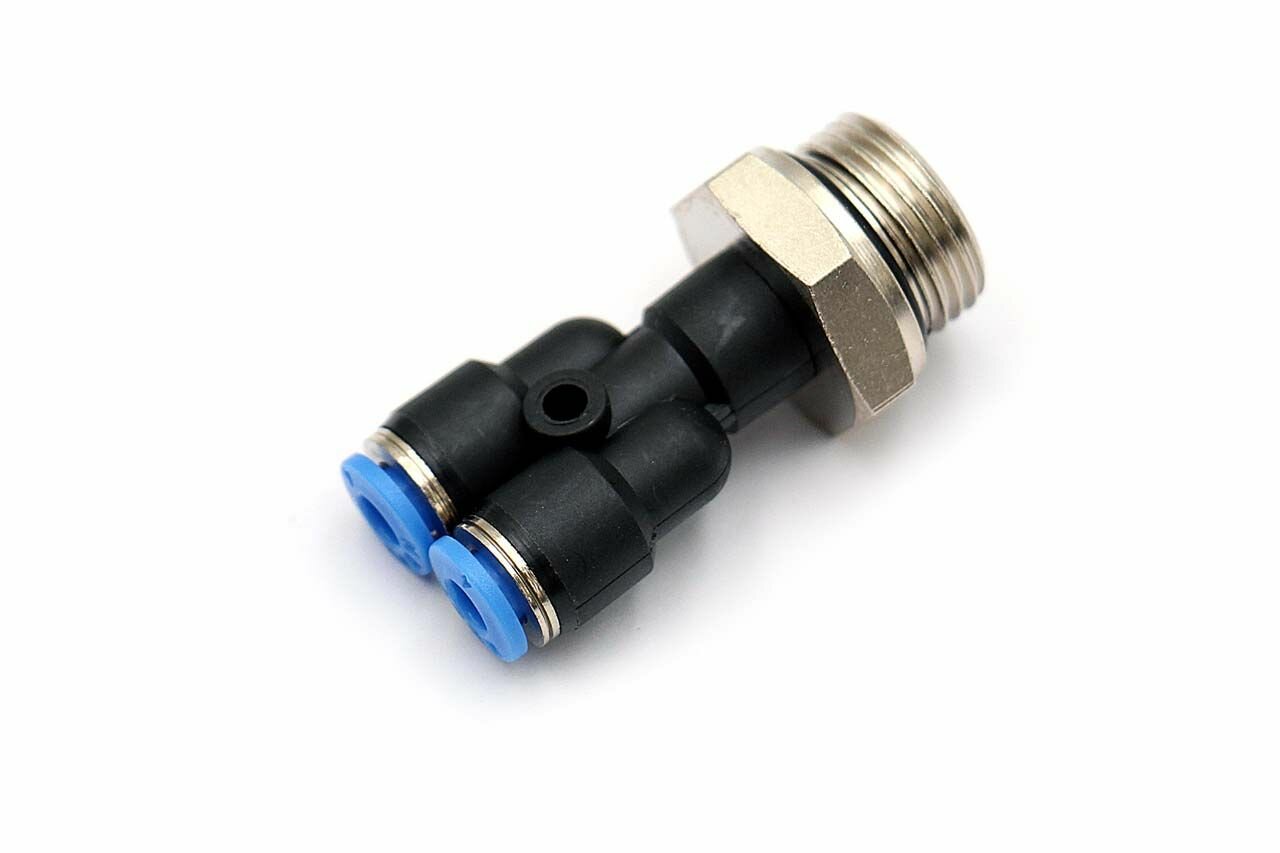 Пневмофитинг Y-образный с наружной резьбой PWT 04-03 (G3/8")