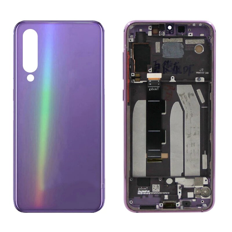 Протестировано для Xiaomi Mi 9 SE для Mi9SE M1903F2G, ЖК-дисплей, сменный преобразователь сенсорного экрана в сборе Purple Frame Cover