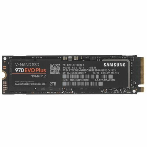 2000 ГБ SSD M.2 накопитель Samsung 970 EVO Plus (MZ-V7S2T0BW)