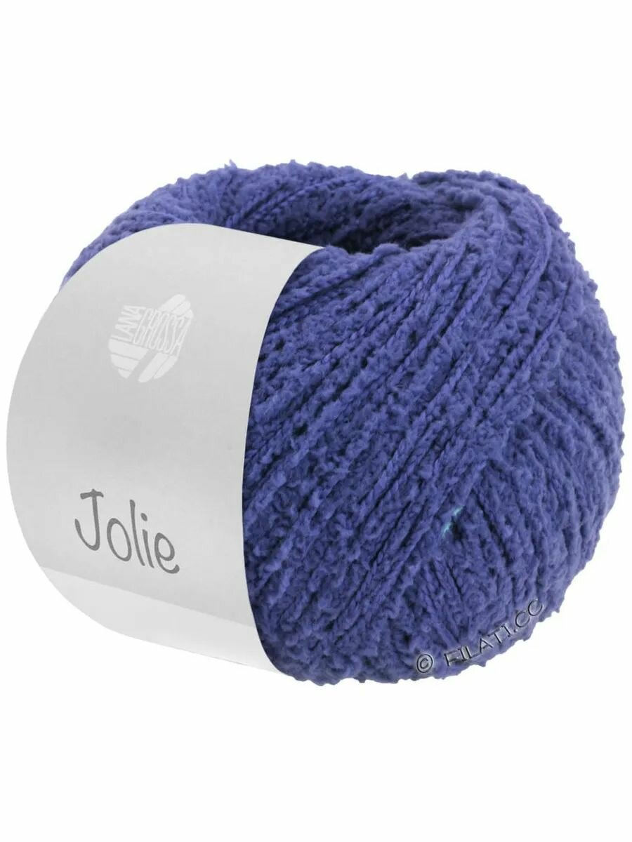 Пряжа для вязания Lana Grossa Jolie Uni плюшевая, цвет 010, 1 моток