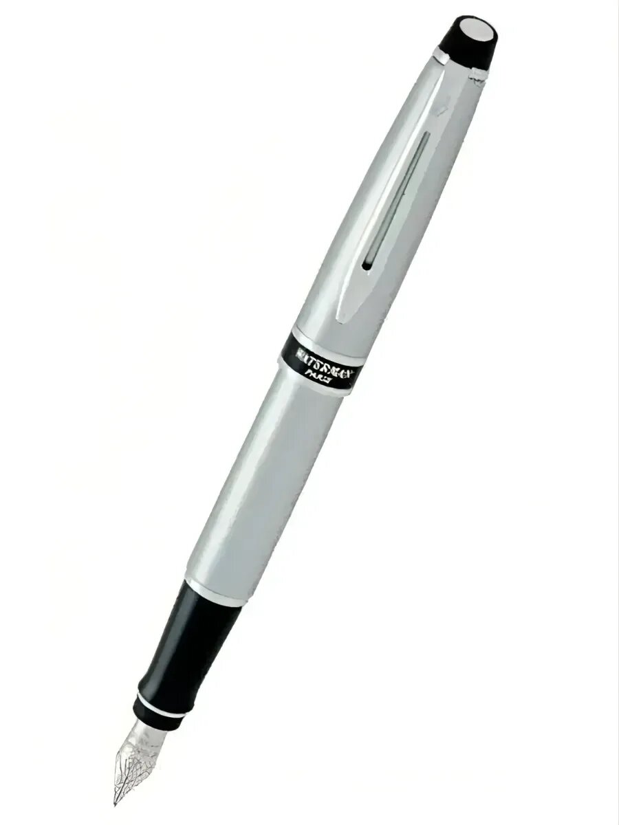 Ручка перьевая Waterman Expert Matte Chrome (Перо F) / Арт: S0051380