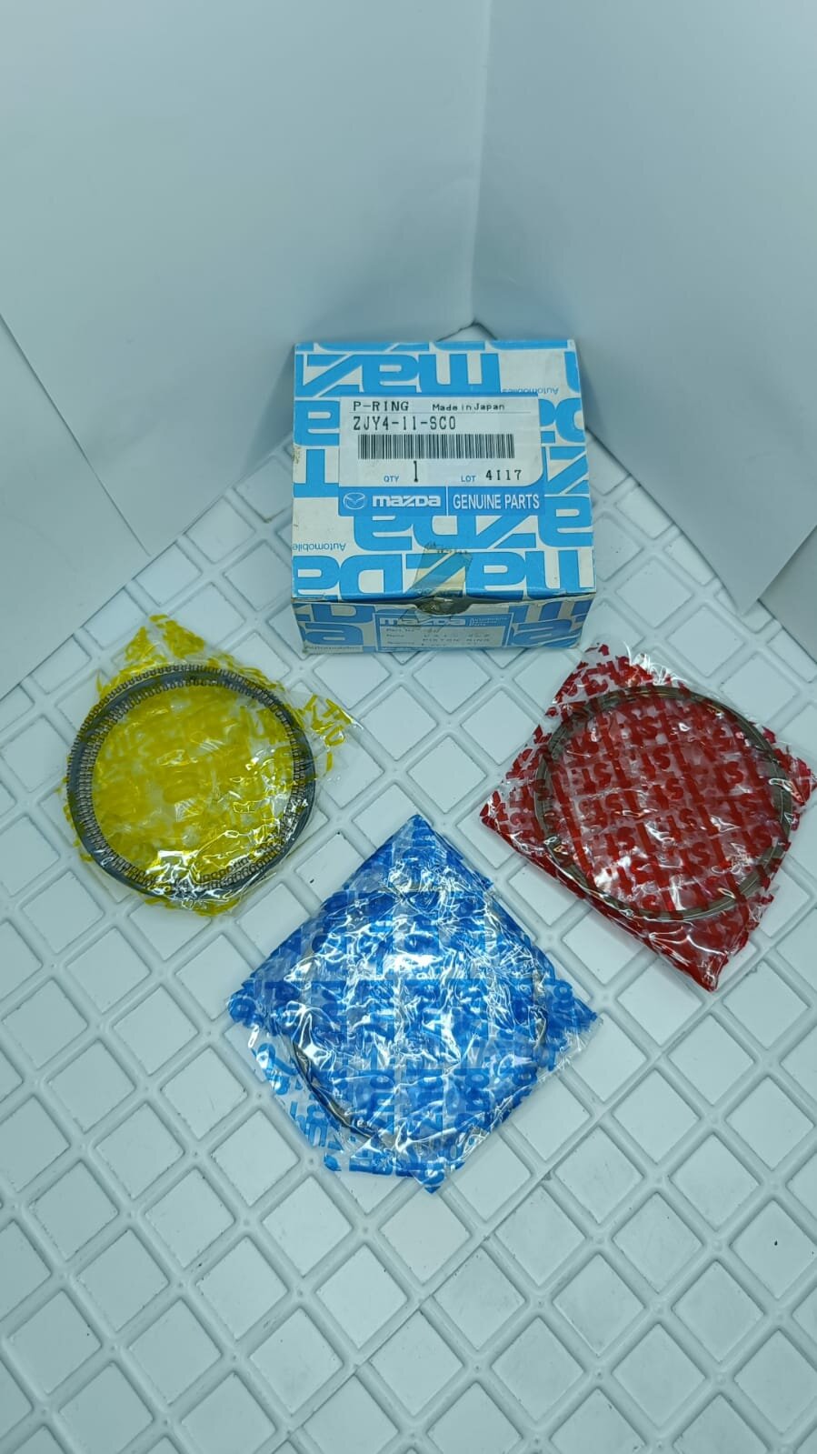 Кольца поршневые MAZDA ZJY411SC0 ZJY4-11-SC0, комплект MAZDA2 MAZDA3 MX-5