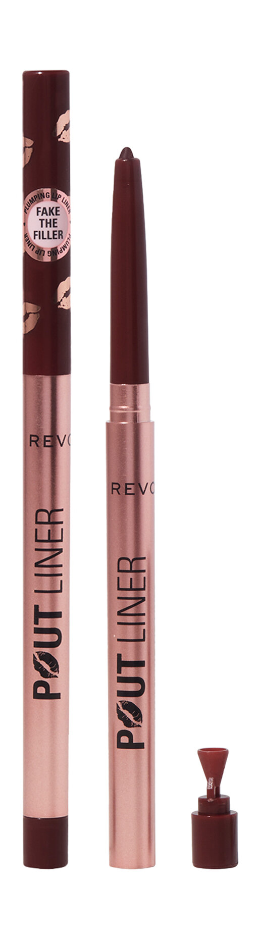 REVOLUTION MAKEUP Карандаш для губ Pout Liner Plumping Lip Liner, 0,2 г, Deepest Mauve