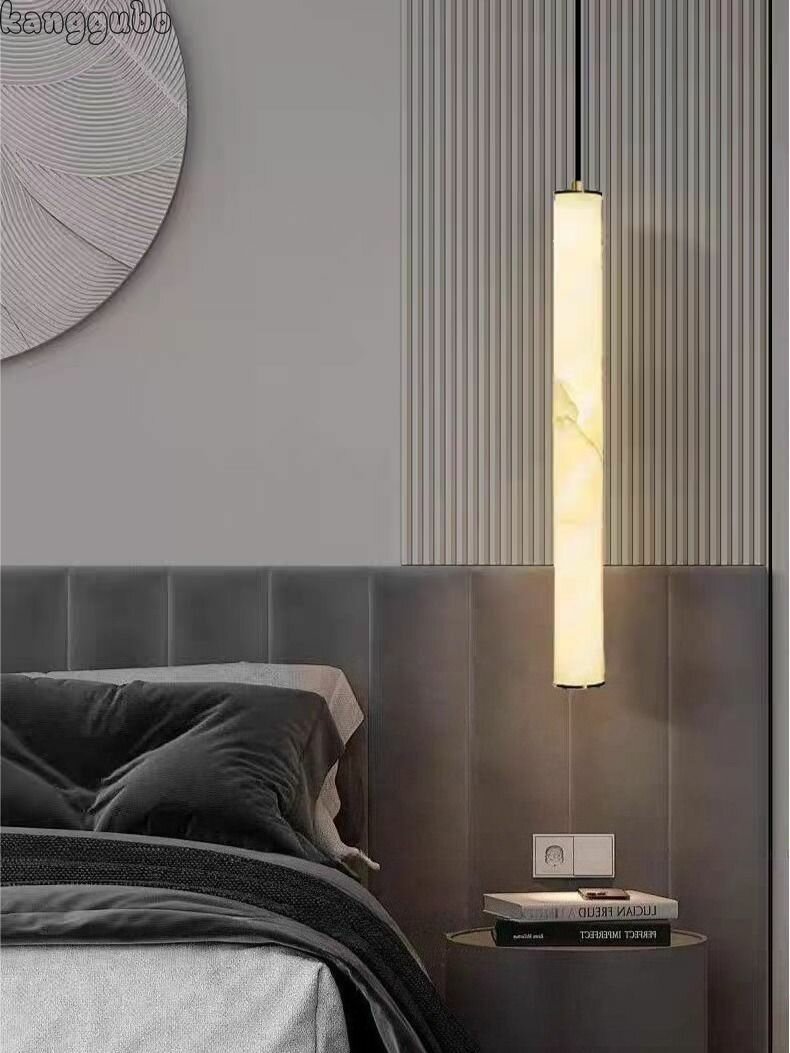 Люстра из меди и мрамора