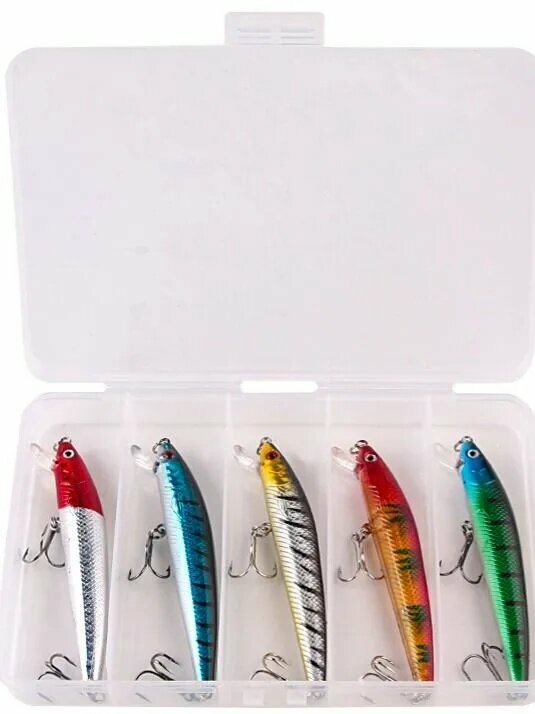 Воблеры для рыбалки, набор воблеров для спиннинг, набор 5 штук, Приманка 10см