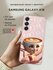 Чехол на Samsung Galaxy A16 / Самсунг А16 с принтом "Балерина капучино 2", прозр...