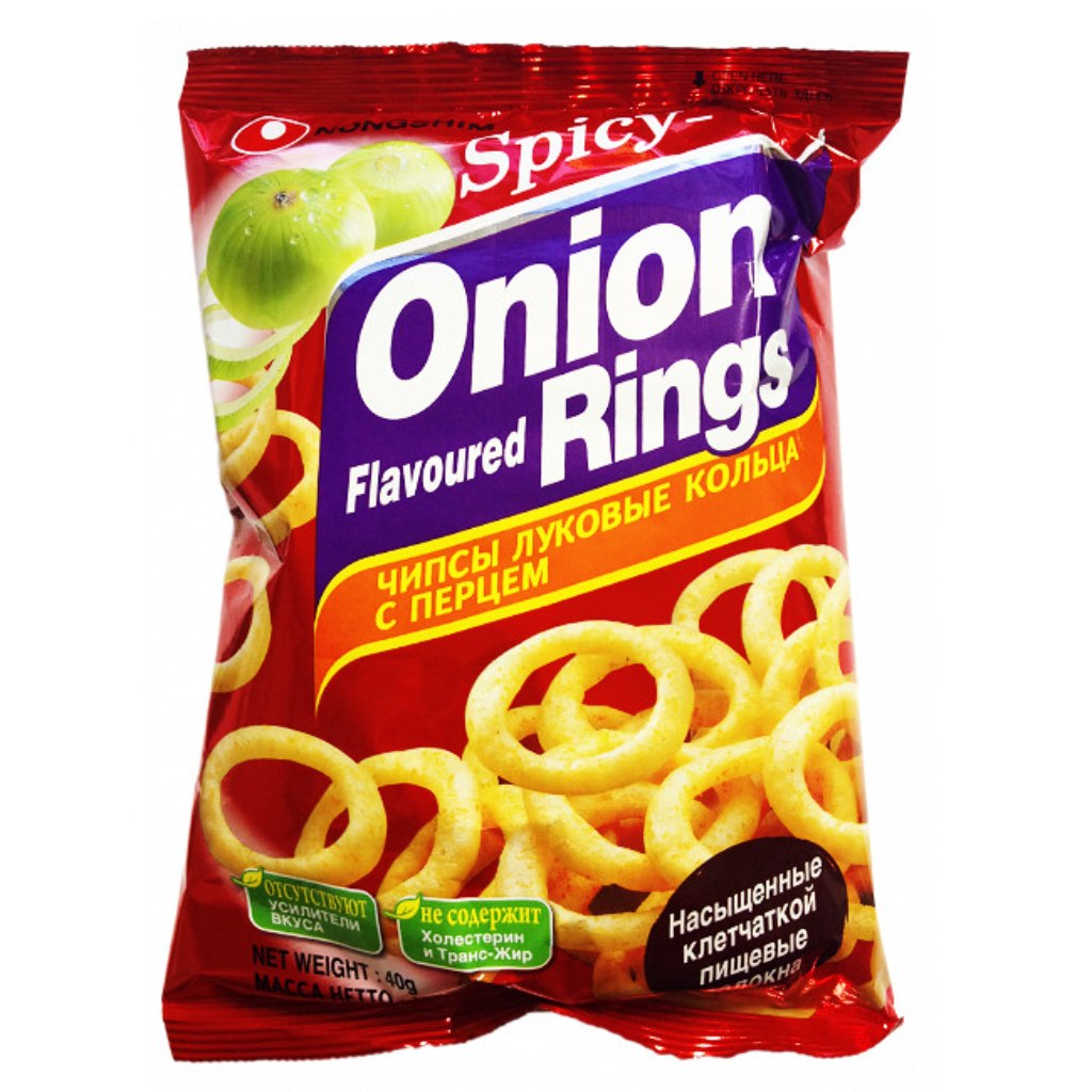 Чипсы Nongshim из пшеничной муки с добавлением перца 40 г, Южная Корея