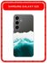Чехол на Samsung Galaxy S25 / Самсунг S25 с принтом "Большая волна", прозрачный